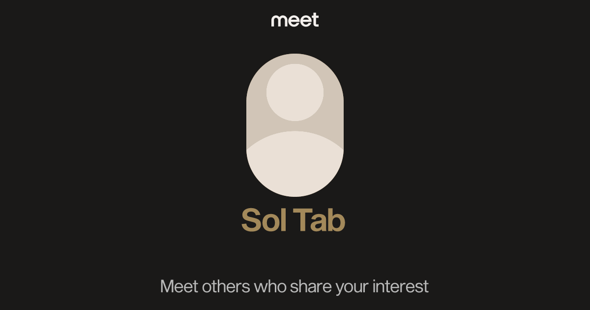 Sol Tab - Meet.com